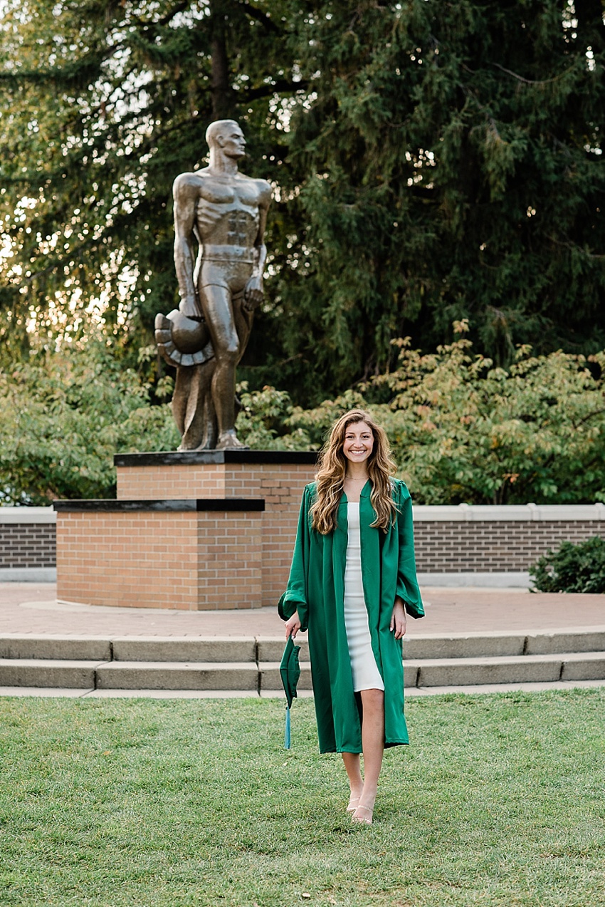 Michigan State Fall Senior Photos on North Campus - Allie & Co ...
